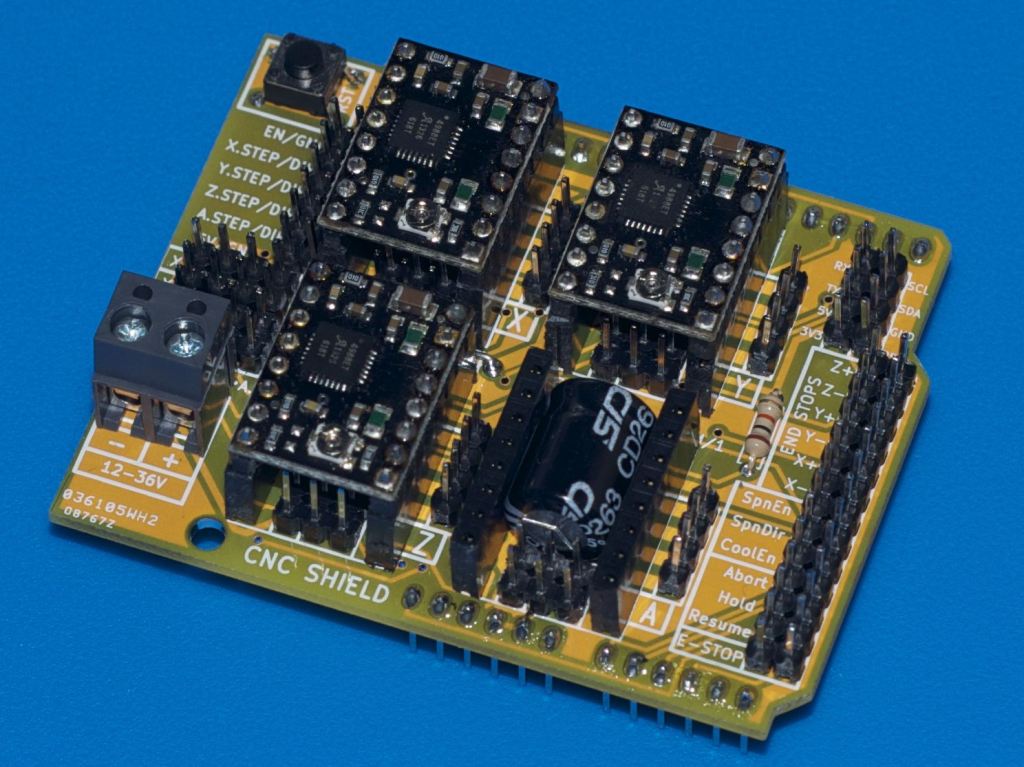 Arduino Cnc Shield 100 Grbl Compatable Nz